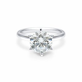 3 ct. Round Lab Grown Diamond Solitaire Engagement Ring - Clean Origin