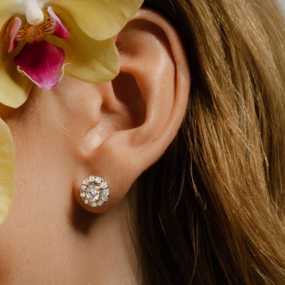 Lab Grown Diamond Earring Jackets Clean Origin